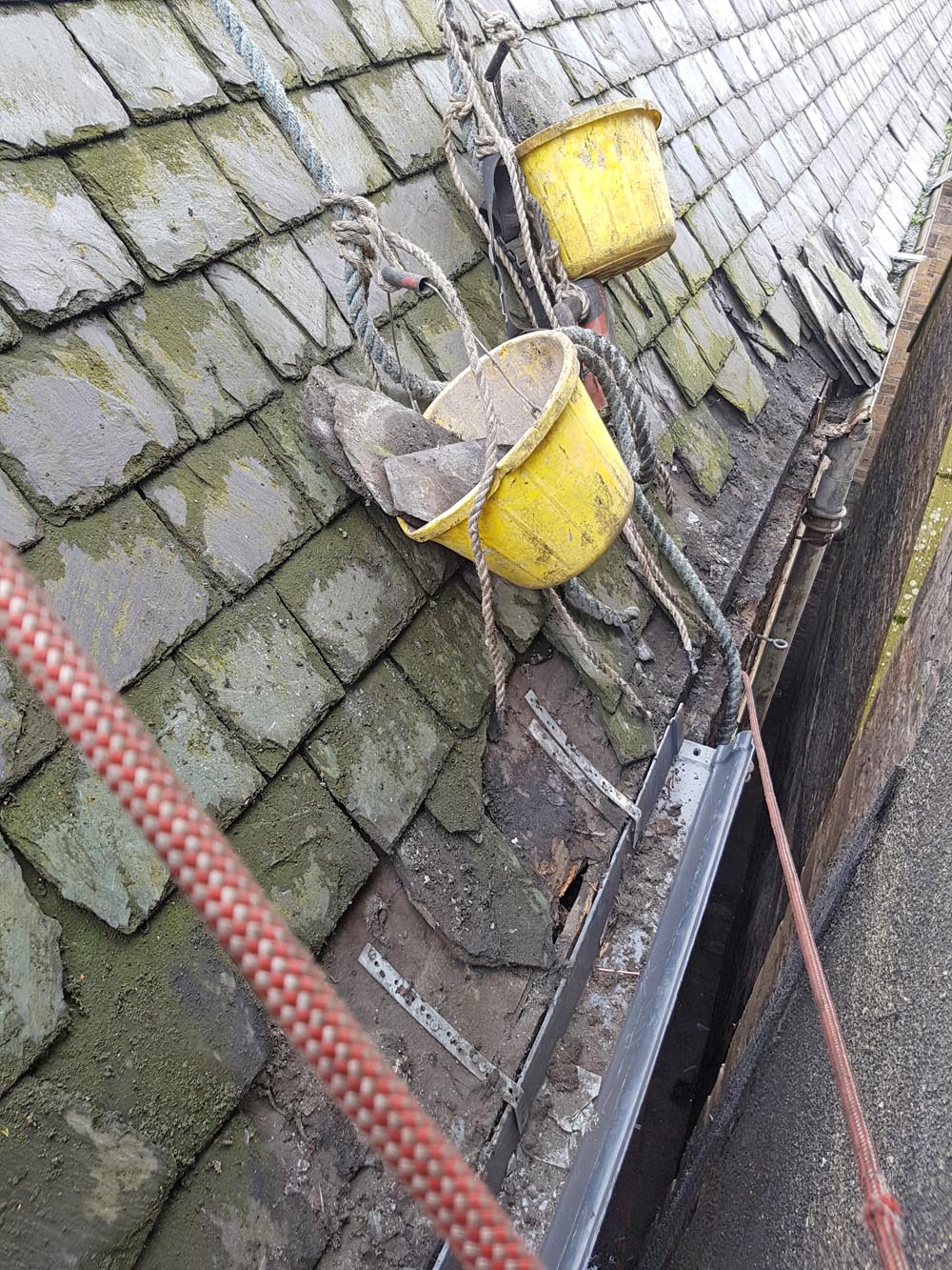 Cast iron gutter repairs, slate patching, and gutter cleaning ...