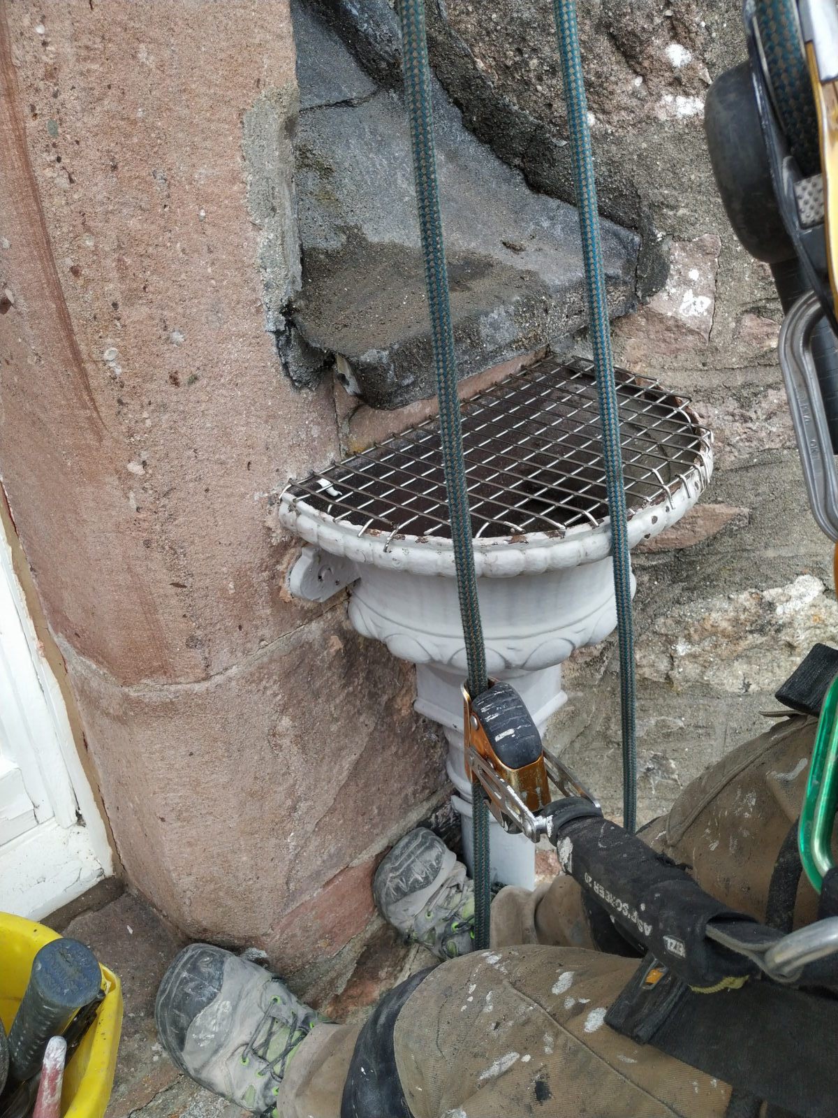 Hopper mesh – BCM Steeplejacks – Scotland