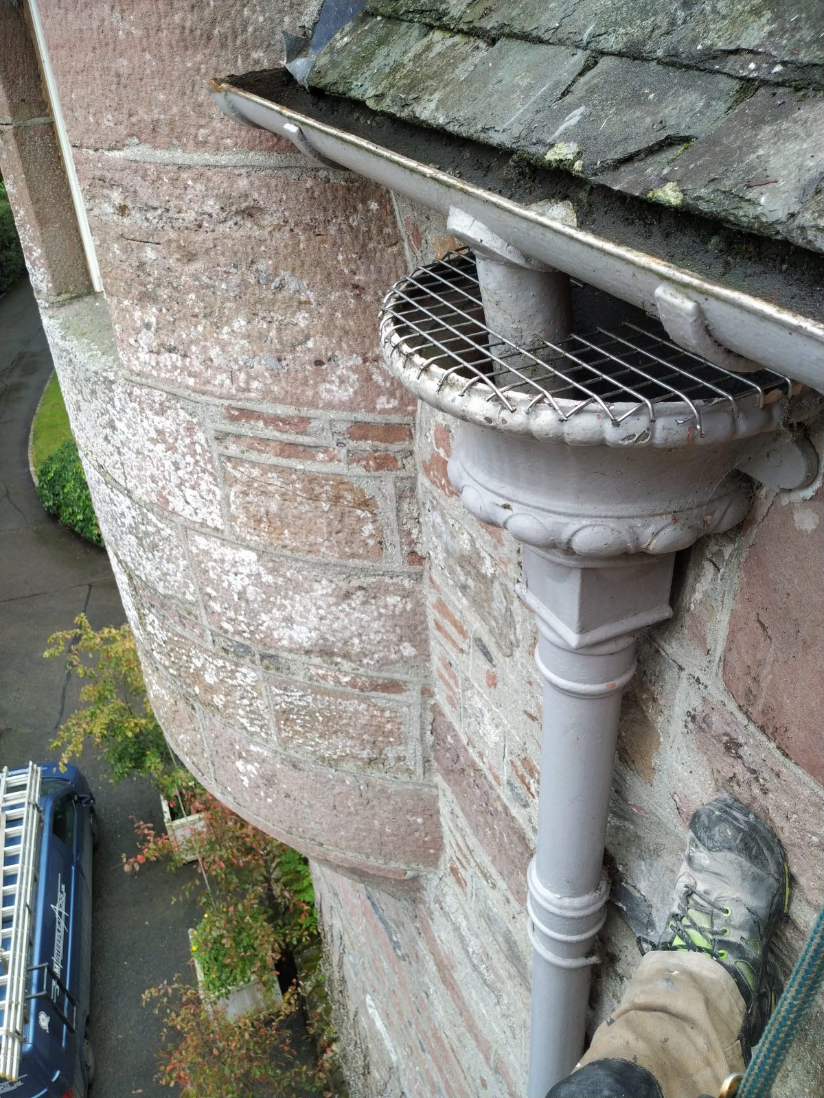 Hopper mesh – BCM Steeplejacks – Scotland