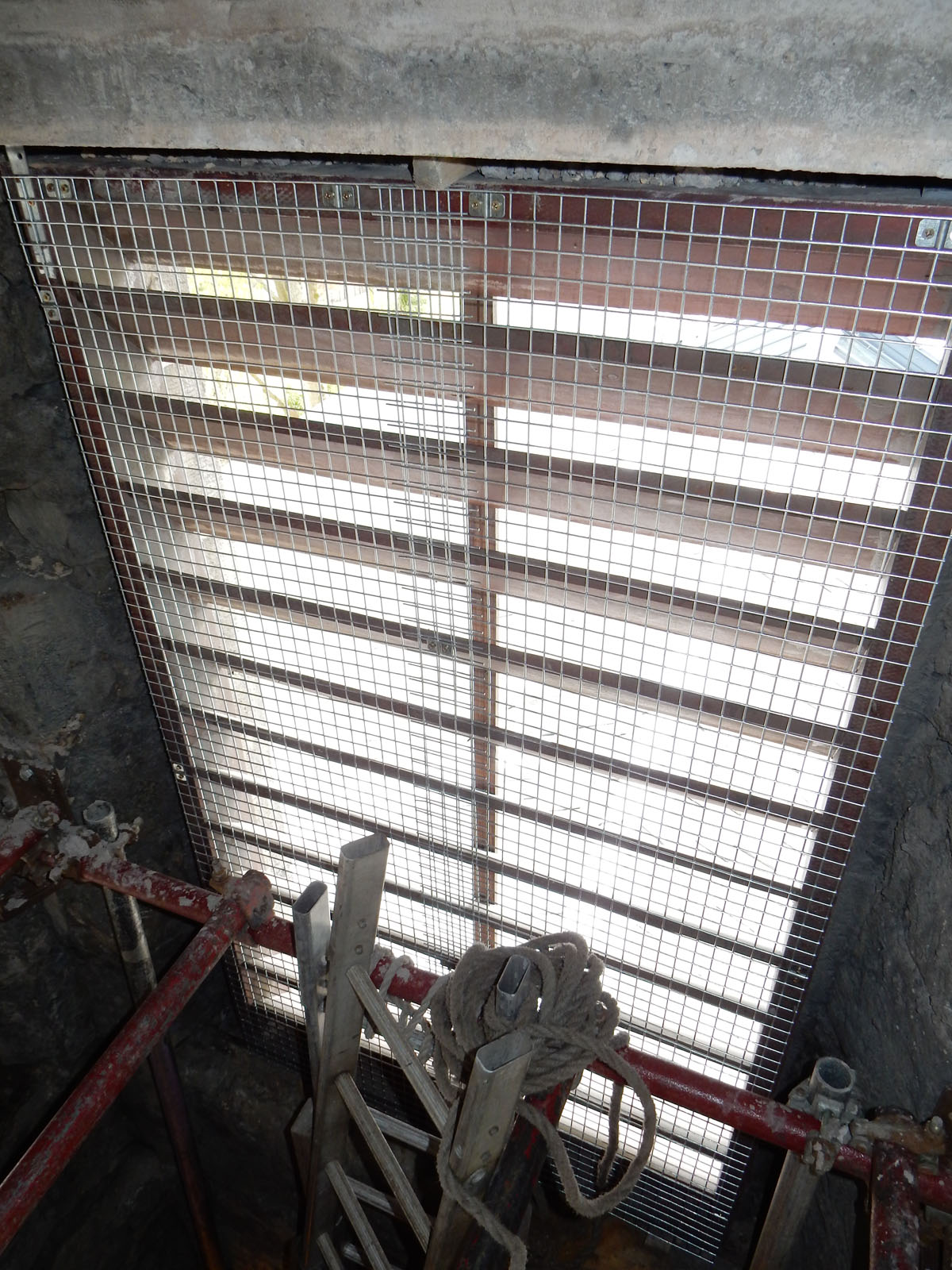 Church louvre mesh fitting – to keep pigeons and other birds out – BCM ...