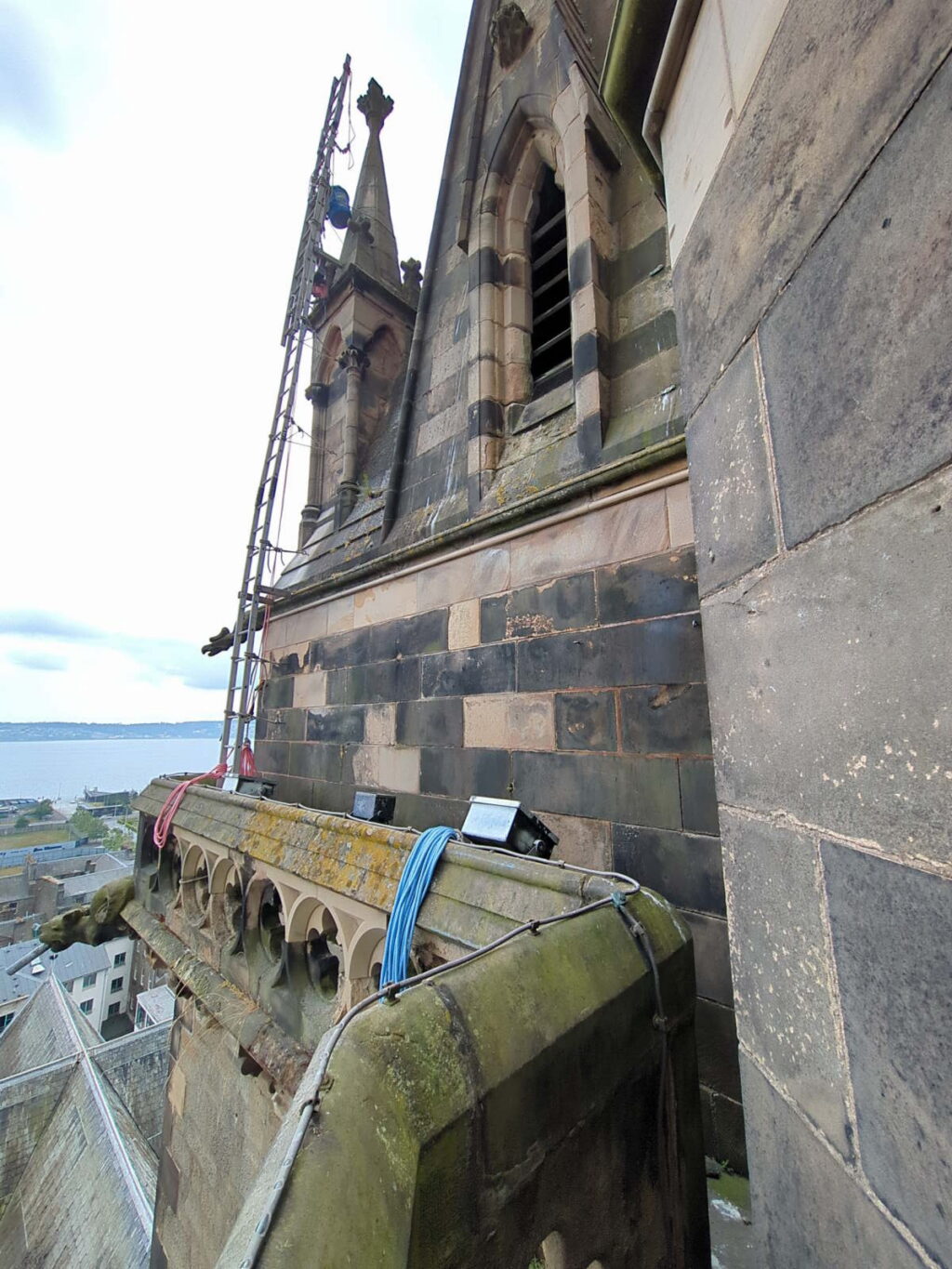 Stainless steel cramps installed to church spire pinnacles – BCM ...